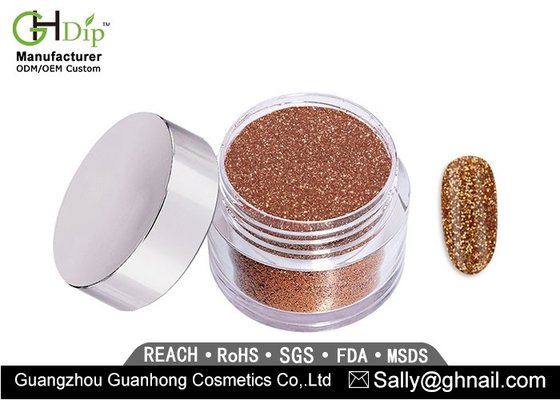 No Clumps Red Glitter Acrylic Powder Easy Dipping With Free Sample
