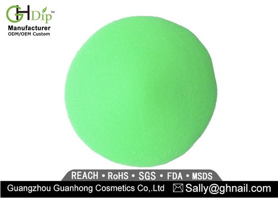 Scratch Resistant 2 Oz Green Color Nail Dip Powder Manicure Strong Long Lasting