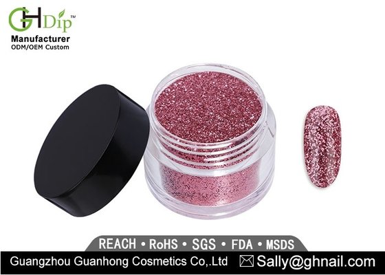 High Shine Luxurious Glitter Nail Art Designs Dip Powder Gel Nail Polish Crack Resistant
