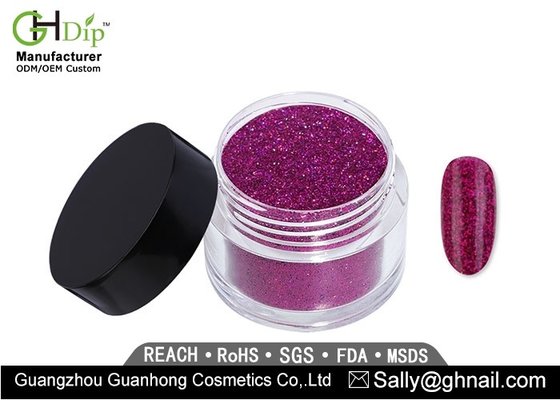 Durable Luxurious Purple Glitter Dip Powder Gel Polish Nail Designs 2 Oz Light Weight