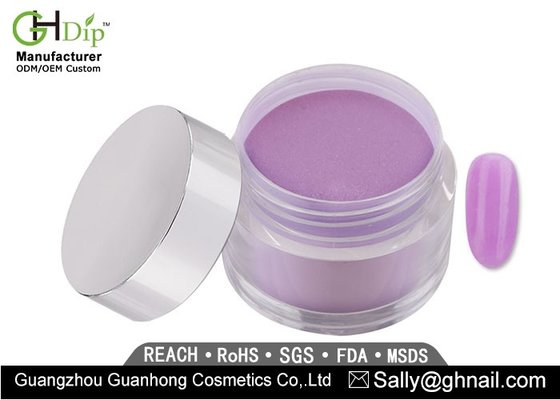 High Glass Nail Salon Dip Powder Pure Color Smudges Resistant No Yellowish