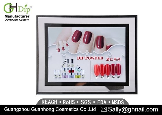 Fashion Red Natural Color Acrylic Powder For Nail Art , OEM ODM Service