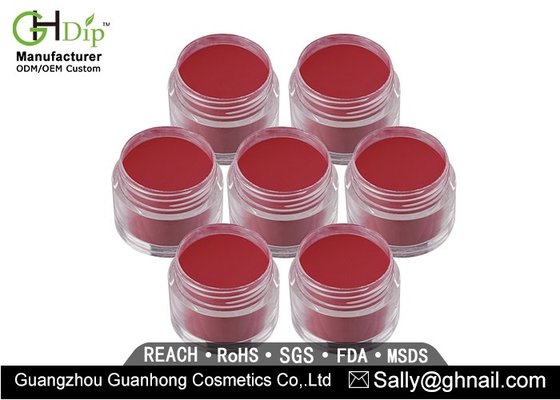 Fashion Red Natural Color Acrylic Powder For Nail Art , OEM ODM Service