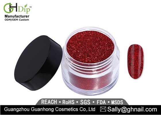 Easy To Use 1 Oz Glitter Acrylic Nail Colors Dip Powder Luxury Nails Designs Manicure Safe