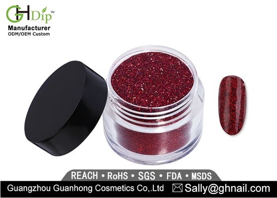 Easy To Use 1 Oz Glitter Acrylic Nail Colors Dip Powder Luxury Nails Designs Manicure Safe