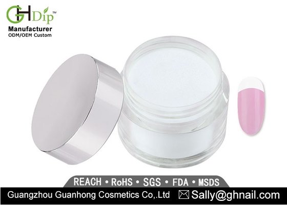 Smooth French Dip Kit Non - Yellowing , White And Pink French Nail Art Kit