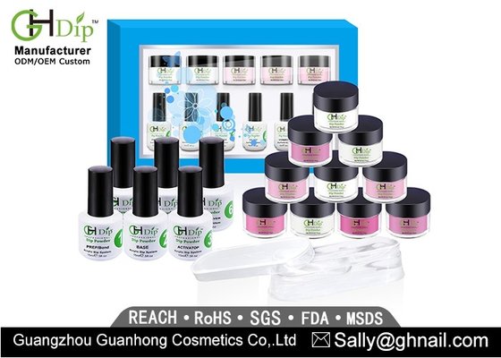 Crack Resistant Nail Dipping Powder Kit Healthy With Durable Glossy Finish