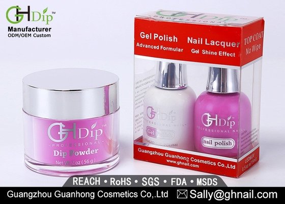 Nail Beauty Natural Dip Powder System 3 In 1 Perfect Color With Dip Powder / Gel / Polish