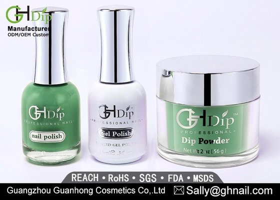 OEM / ODM Odorless Acrylic Dip Gel Nail Kit / Lady Dip Powder Set