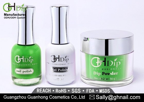 MSDS Perfect Color Match 3 in 1 Acrylic Color Dip Powder And Gel Polish Lacquer For Nail