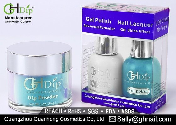 Long Lasting Dry Quick Dip Powder Nail Set  2 oz + 15 ml + 15 ml