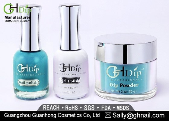 Long Lasting Dry Quick Dip Powder Nail Set  2 oz + 15 ml + 15 ml