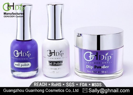 Healthy Natural 3 in 1 Perfect Color Match Dip Powder , Gel Nail Polish Odorless