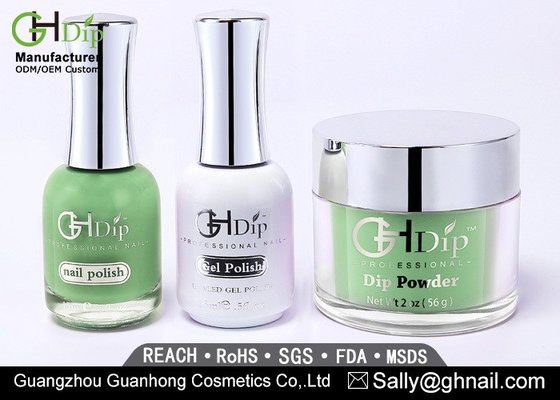 High Quality Perfect Color Match 3 in 1 Acrylic Dip Powder and Gel Nail Polish No Smell