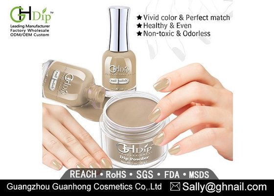 Nude Dip Powder 3-in-1 Perfect Color Match Gel Polish and Nail Lacquer