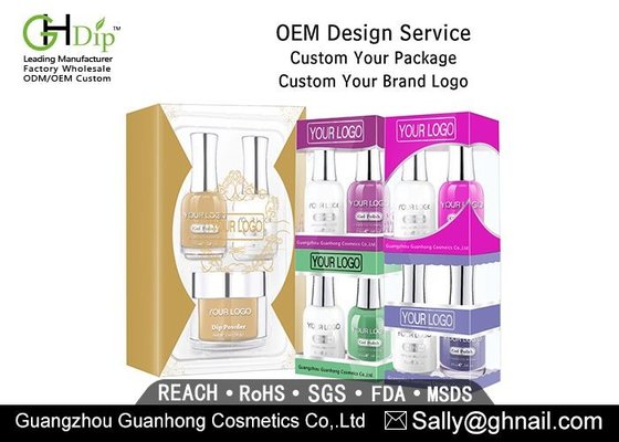 Nude Dip Powder 3-in-1 Perfect Color Match Gel Polish and Nail Lacquer