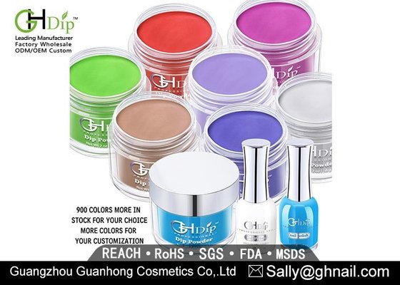 Blue Color Nail Dip Powder 3 in 1 set, Perfect Match Gel Polish and Nail Lacquer
