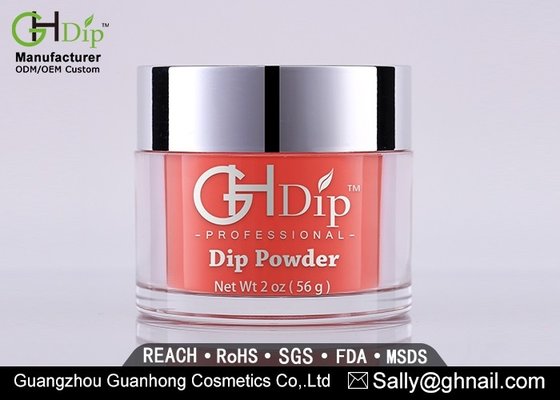 Natural Gel Dip Powder Nails Polish Healthy For Nail Beds , Water Resistant