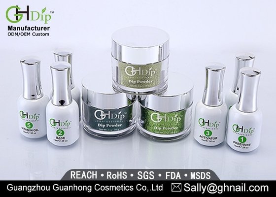 Professional Nail Salon Dip Powder And Liquid Organic Pigment Glitter Color