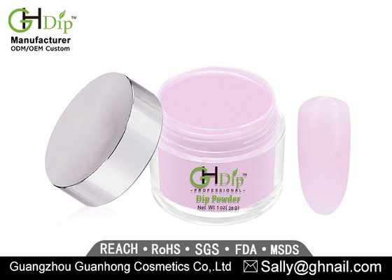 Light Pink Organic Nail Powder High Shine With Private Label Customized