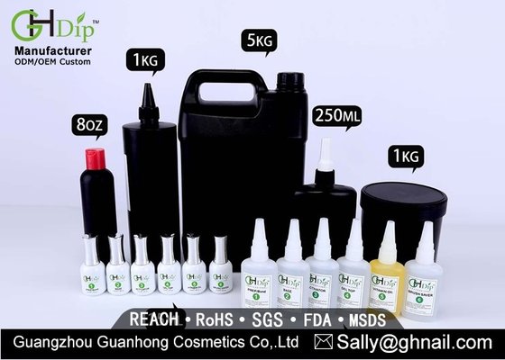 Environmental Friendly Dip Powder Nail System Harmless Various Capacity