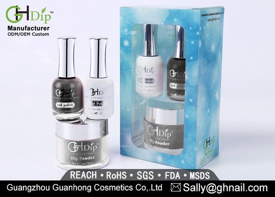 Colorful 3 In 1 Perfect Color Match Acrylic Dip Powder Kit For Fingernail Beauty