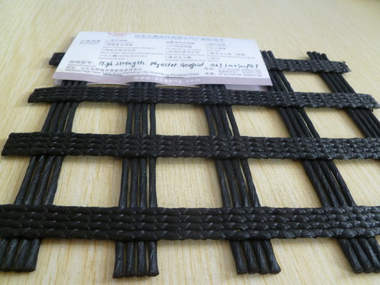 Geosynthetic Materials Uniaxial Geogrid In Road Construction High Intension
