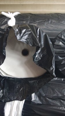 Non Woven Polypropylene Geotextile Fabric For Retaining Walls White Color