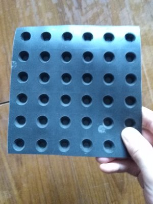Dimpled Drainage Foundation Waterproofing Membrane For Walls HDPE Material