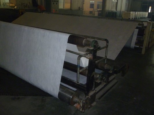 Grey Hot Rolled Staple Fiber Non Woven Geotextile Fabric