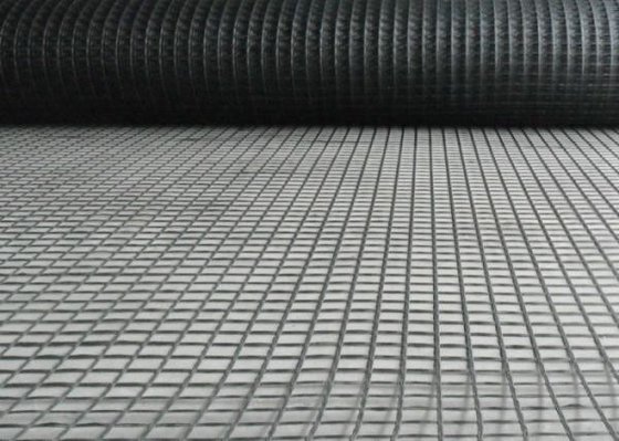 Bitumen Coated Asphalt Reinforcement Geogrid Self Adhesive High Tensile Strength