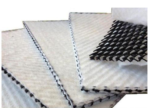 Knitted Plastic Geocomposite Drainage Net , 1 - 4m Geocomposite Wall Drain