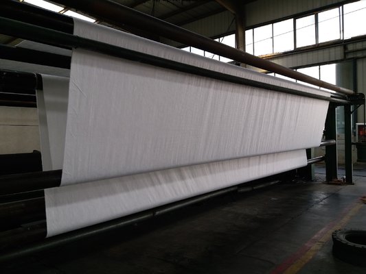 Spun Bonded Non Woven Geotextile Fabric , Impermeable Driveway Membrane Geotextile