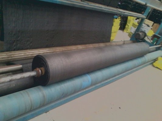 Road / Drainage / Driveway Woven Geotextile Fabric , Geotextile Separation Layer