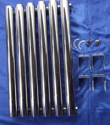 Stainless Steel Bathroom Heated Towel Rail Radiator Polished / Brushed Surface