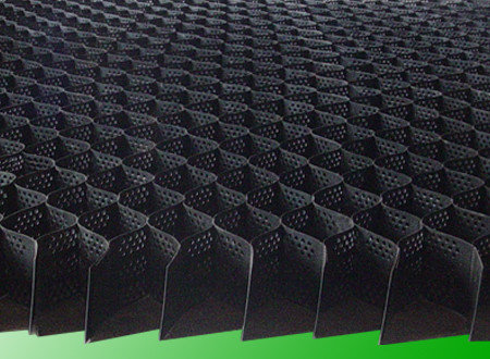 Perforated Slope Protection Honeycomb Gravel Containment Mat Anti - Deformation