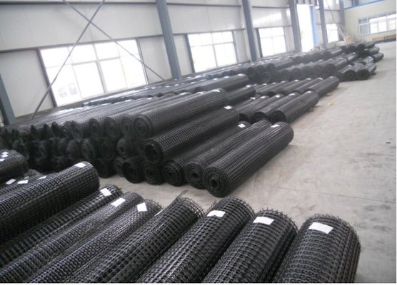 Warp Knitting Plastic Geogrid High Tensile Geogrid for Lower Elongation