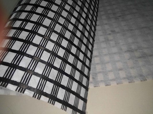 Polyester Composite Geotextile , 80KN Ground Stabilization Fabric With CE