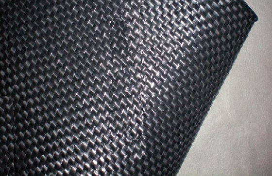 Black 300g/m2 Woven Geotextile Fabric Weed Mat ASTM Standard