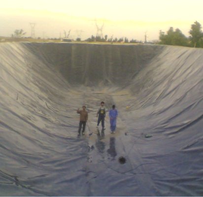 Black LDPE / LLDPE / Hdpe Geomembrane Sheet Roll With ASTM Standard