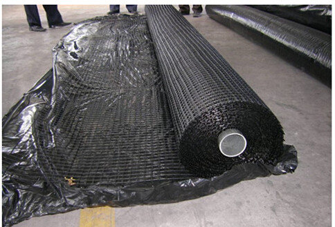 Fiberglass Geogrid Light Weight Durable Geosynthetic Materials For Railway Foundation / Dike Slope