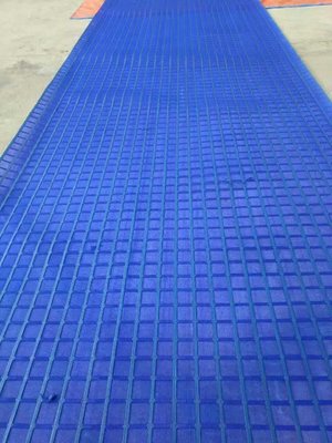 High Tensile Anti - Tearing Fiberglass Geogrid Composite Geotextile , Width 1 - 5.8m