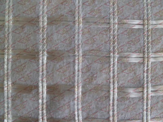 Impregnated Bitumen Geocomposite Geotextile Stitched With Polyester Geogrid