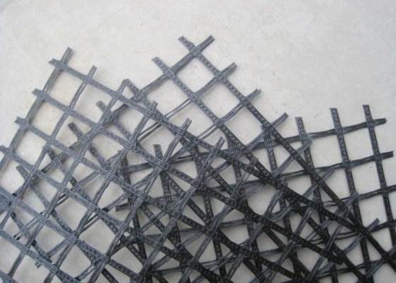Wrapped Biaxial Polyester Yarn Asphalt Reinforcement Geogrid