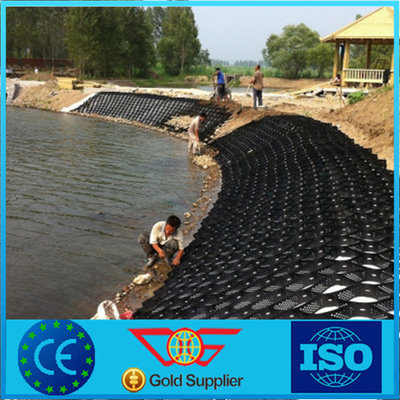 Smooth / Texture Surface Perforated Plastic HDPE Geocell for Gravel Stablization