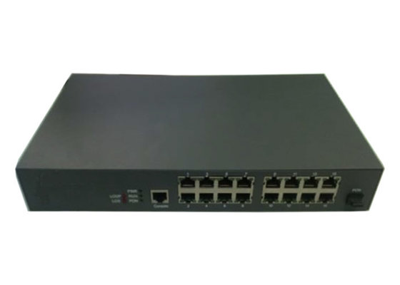 FTTx EPON ONU 16FE,Iron-shell, Built-in power，POE provide power EN2000-16-P