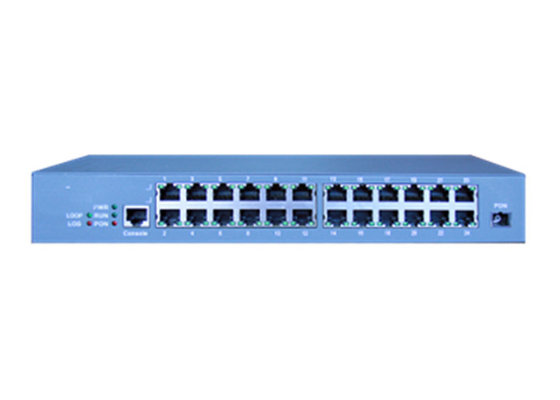 FTTx EPON ONU 1*GEPON(TX1310nm/RX1490nm,20Km,LC),24*10/100Base-T EN2000-24