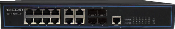 10/100 Base-T Managed Gigabit Ethernet Switch 8 Port S5110-12TC Anti ARP Flooding