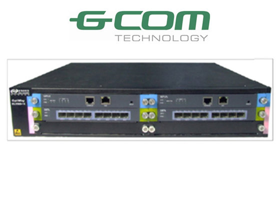 1000Base-X SFP FTTx  GEPON OLT Chassis With Ethernent Business Card EL5600-06-4GE4