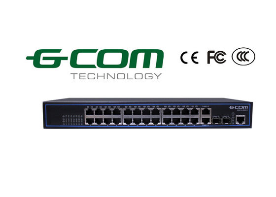 Ieee 802.3 At Poe Gigabit Switch 24 Port 10/100 Base-T 4K VLAN S2610-26PC